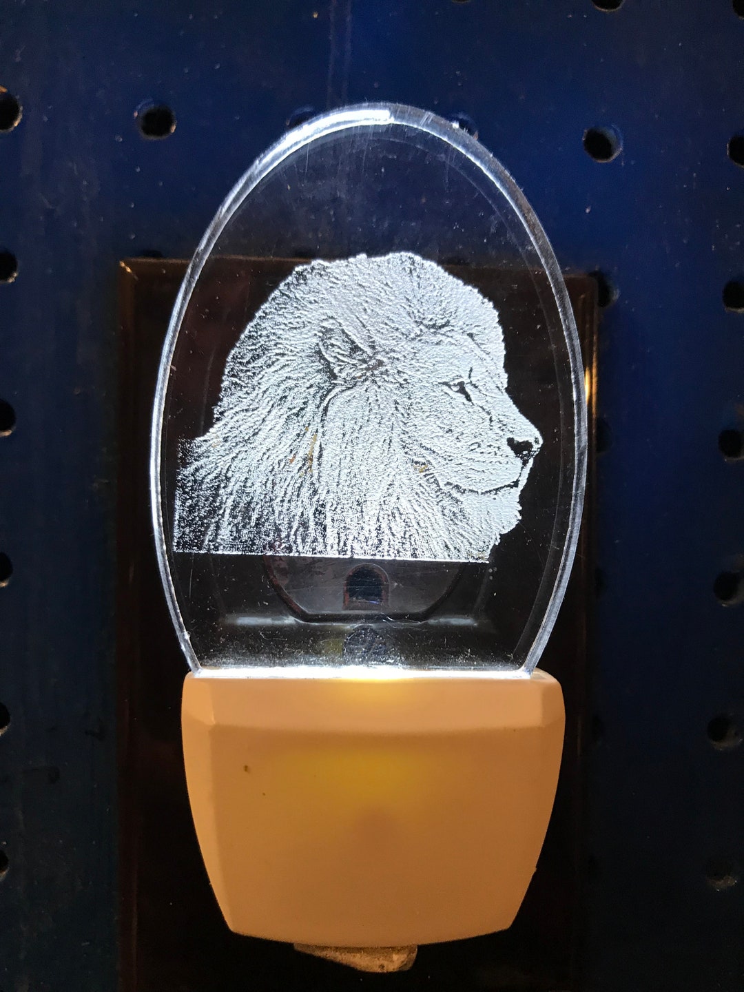 Lion Head LED Nightlight, Engraved, Personalized Free, Your Choice of ...