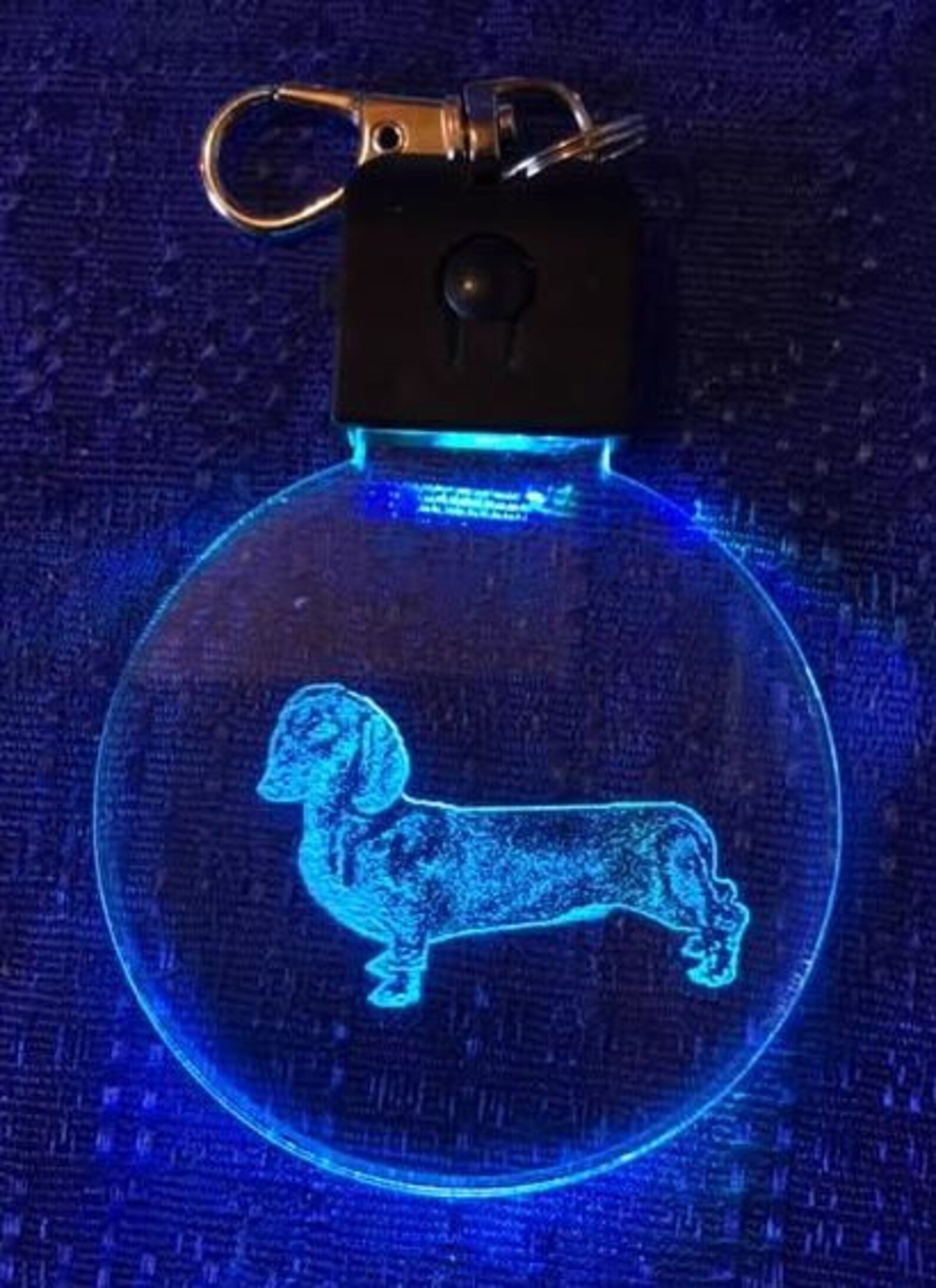Lighted Dog Key Chain Any Breed Available - Etsy