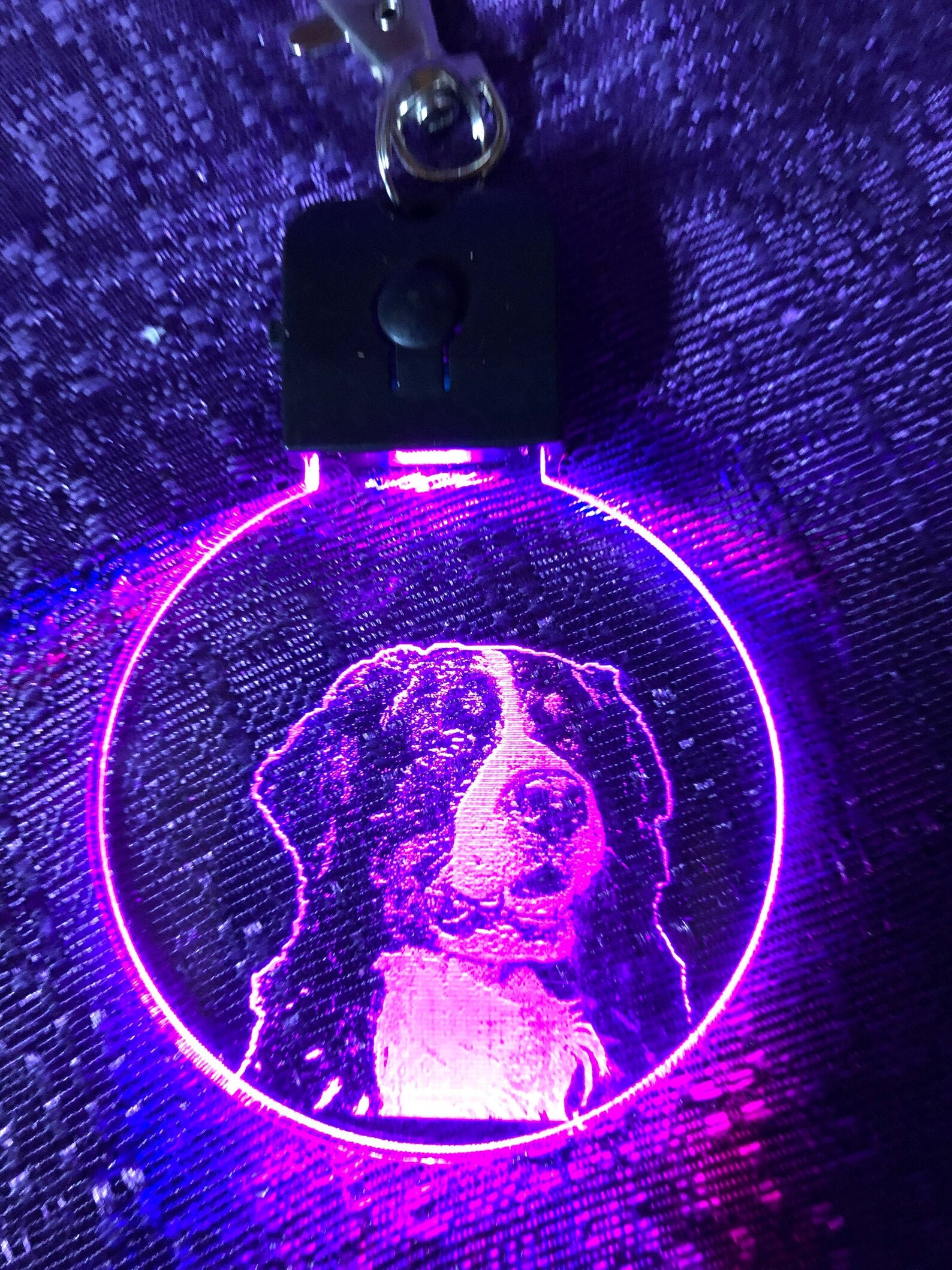 Lighted Dog Key Chain Any Breed Available | Etsy