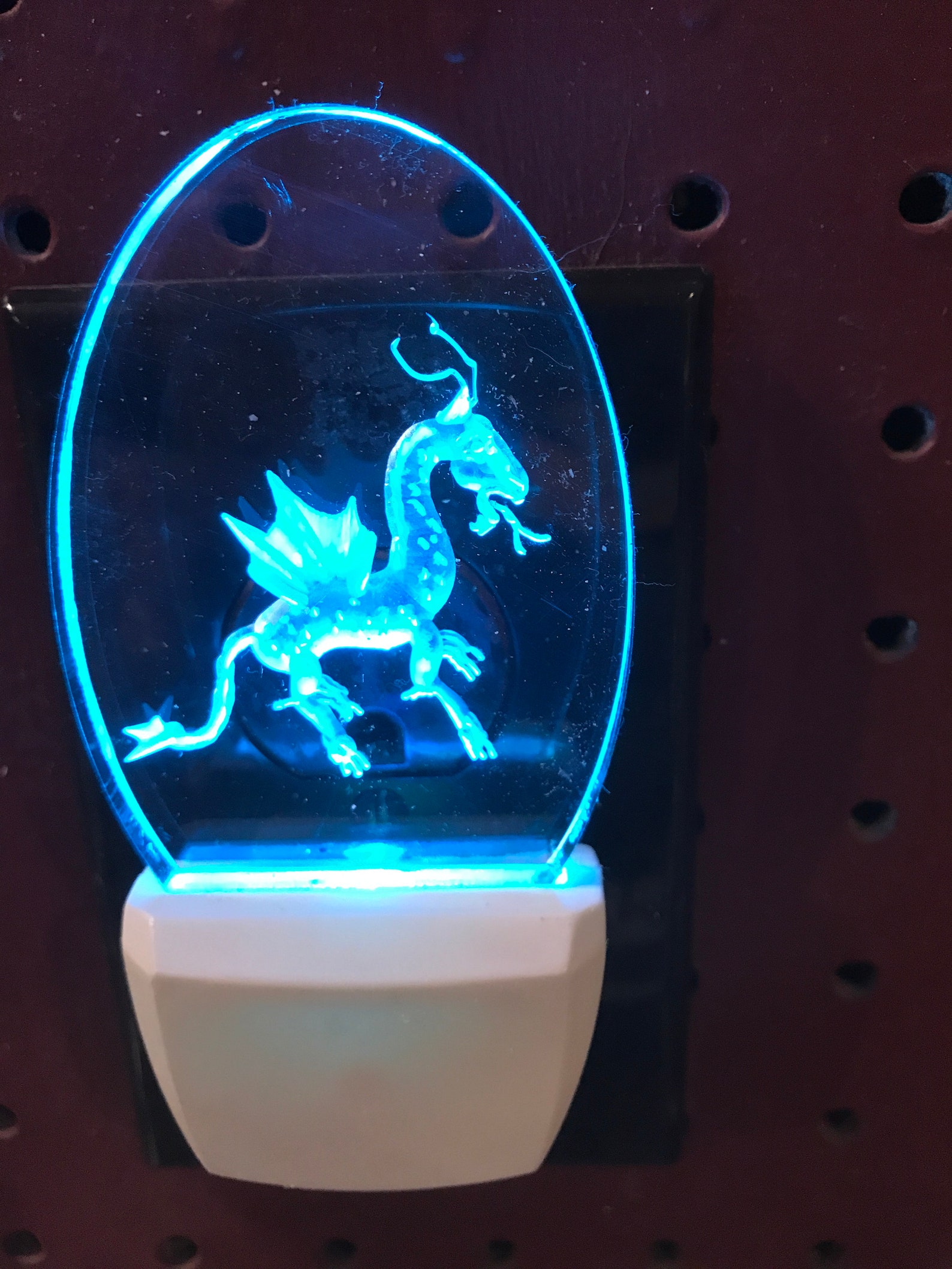 Dragon Hand Carved in 3D LED Nightlight Engraved - Etsy
