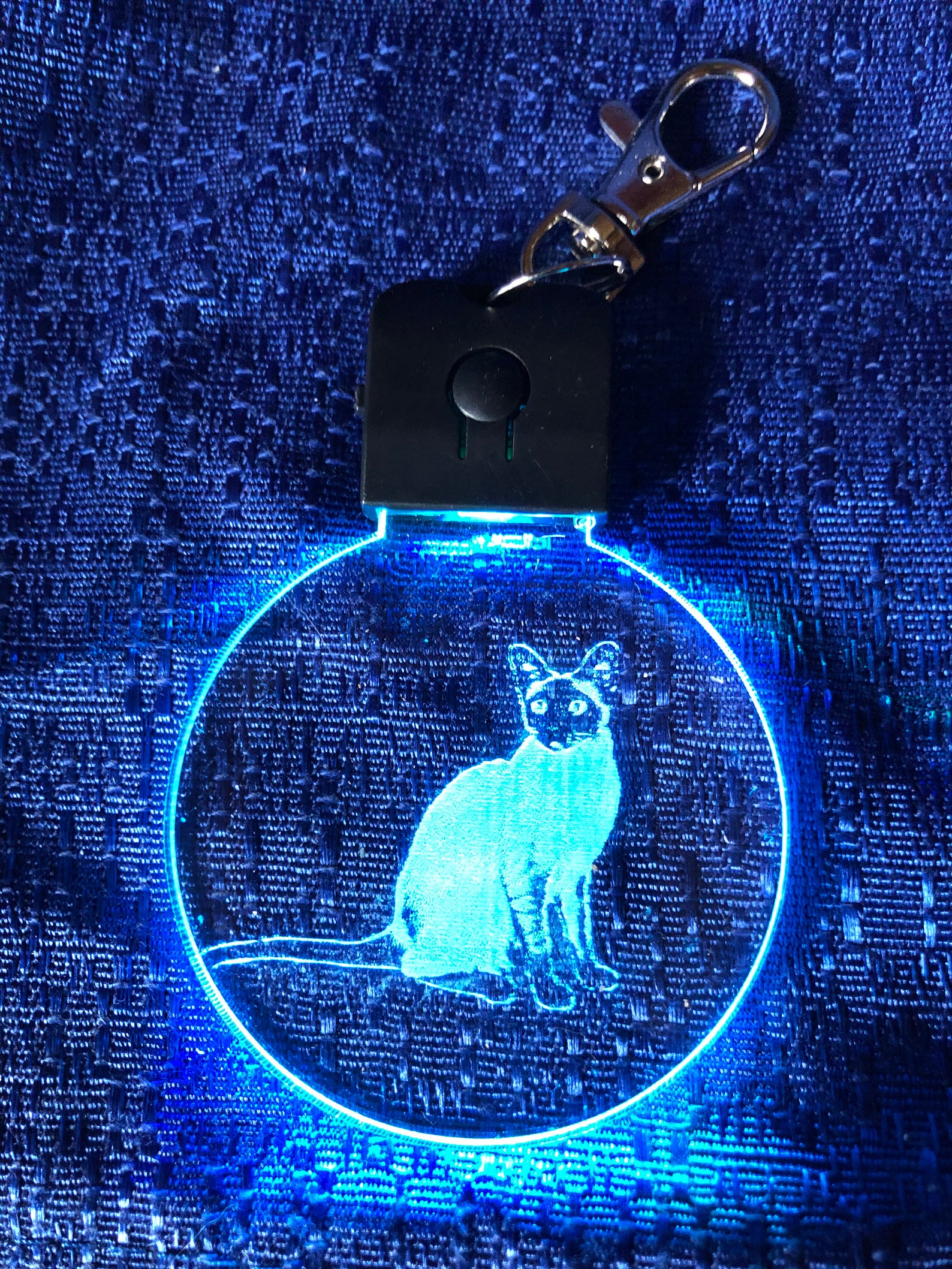 Cat Key Chain Lighted Any Breed Available - Etsy