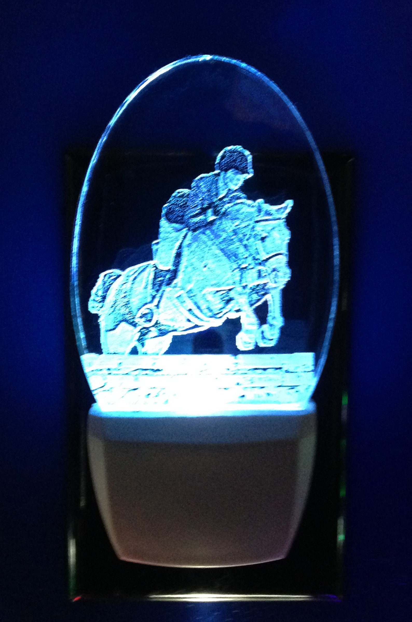 Horse and Rider Jumping Night Light - Etsy