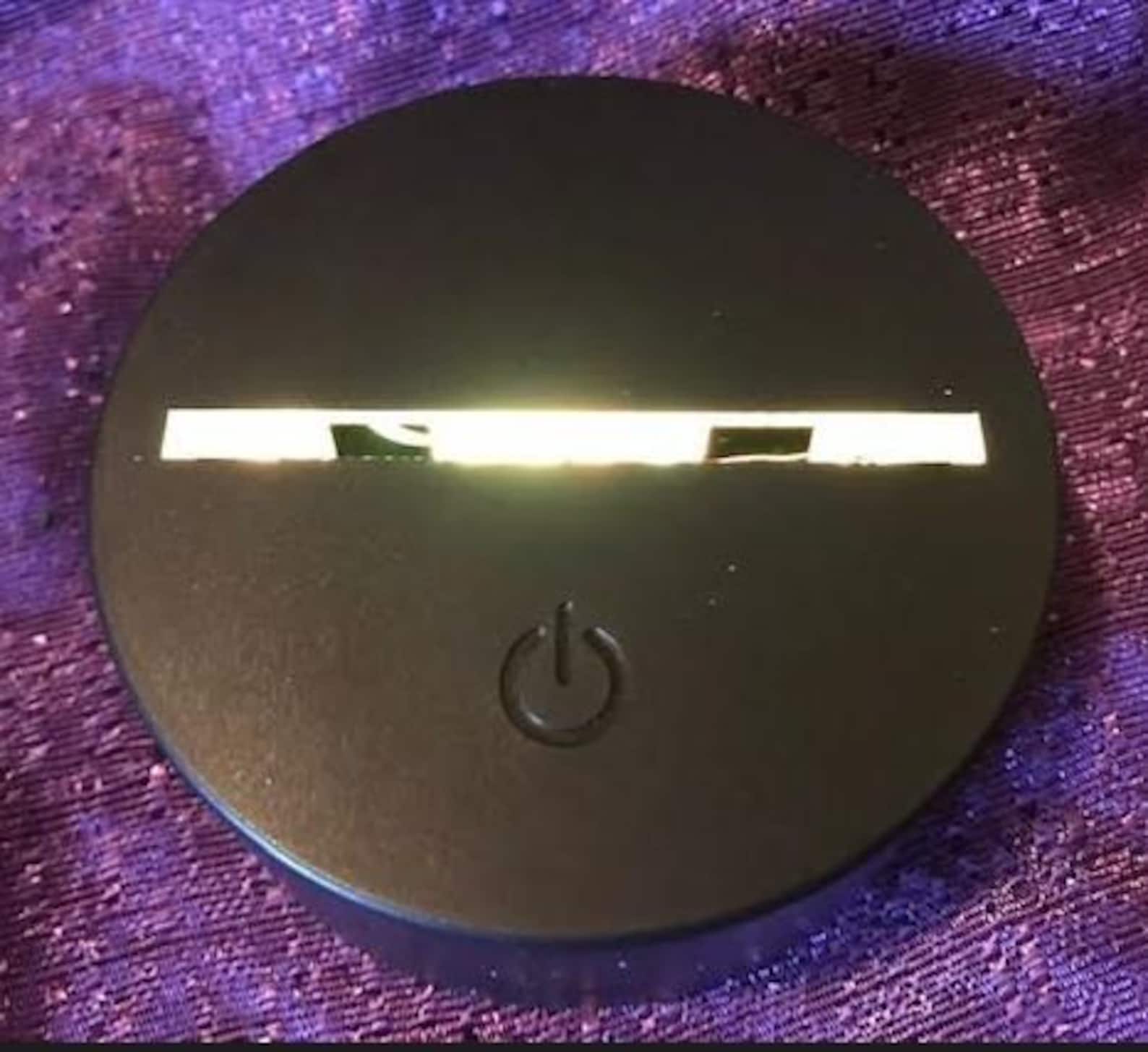 Wolf Howling at Moon Night Light Sitiing Scene 2 and 3D Carved Battery ...