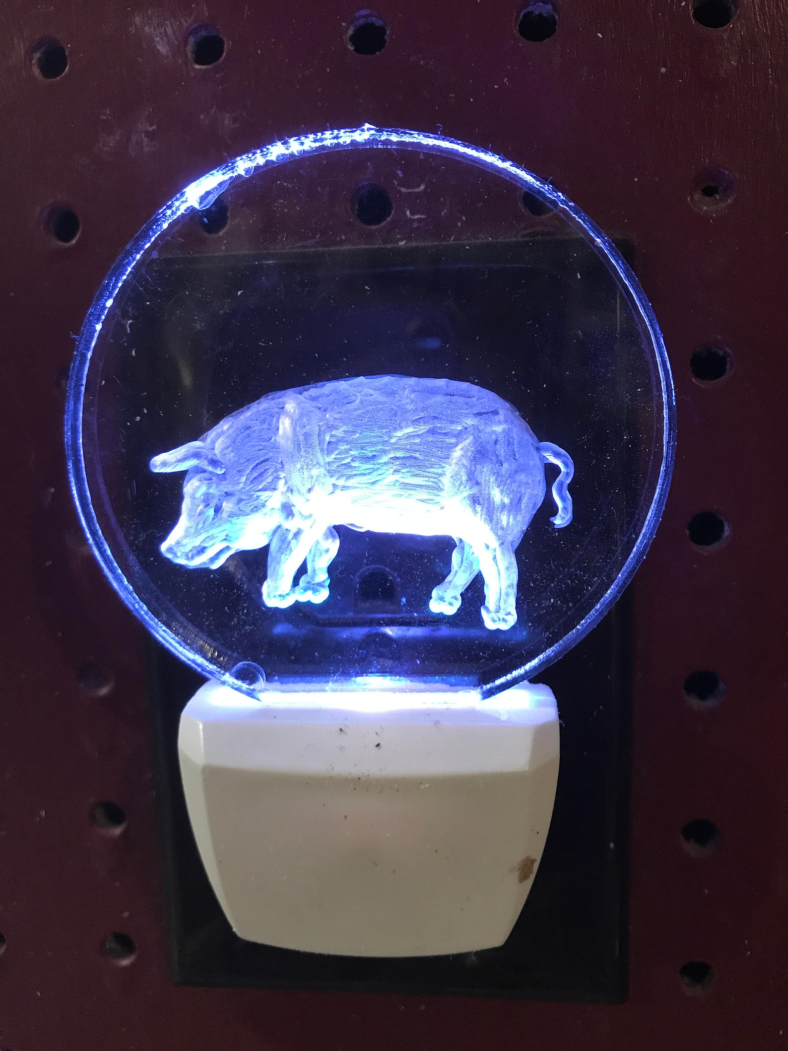 Personalized Pig Night Light - Etsy