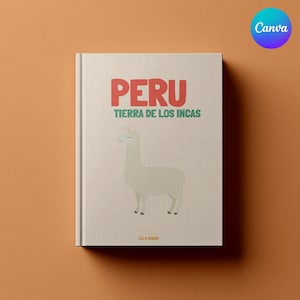 Peru Travel Photo Album - Canva Template - Etsy
