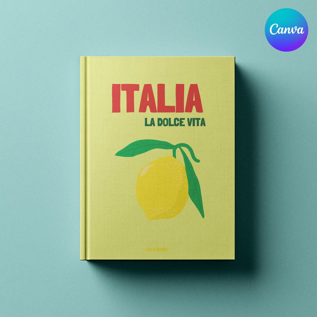 Italia Travel Photo Album - Canva Template - Etsy