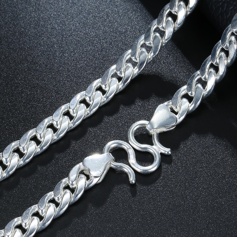 Silver Curb Chain 999 - Etsy