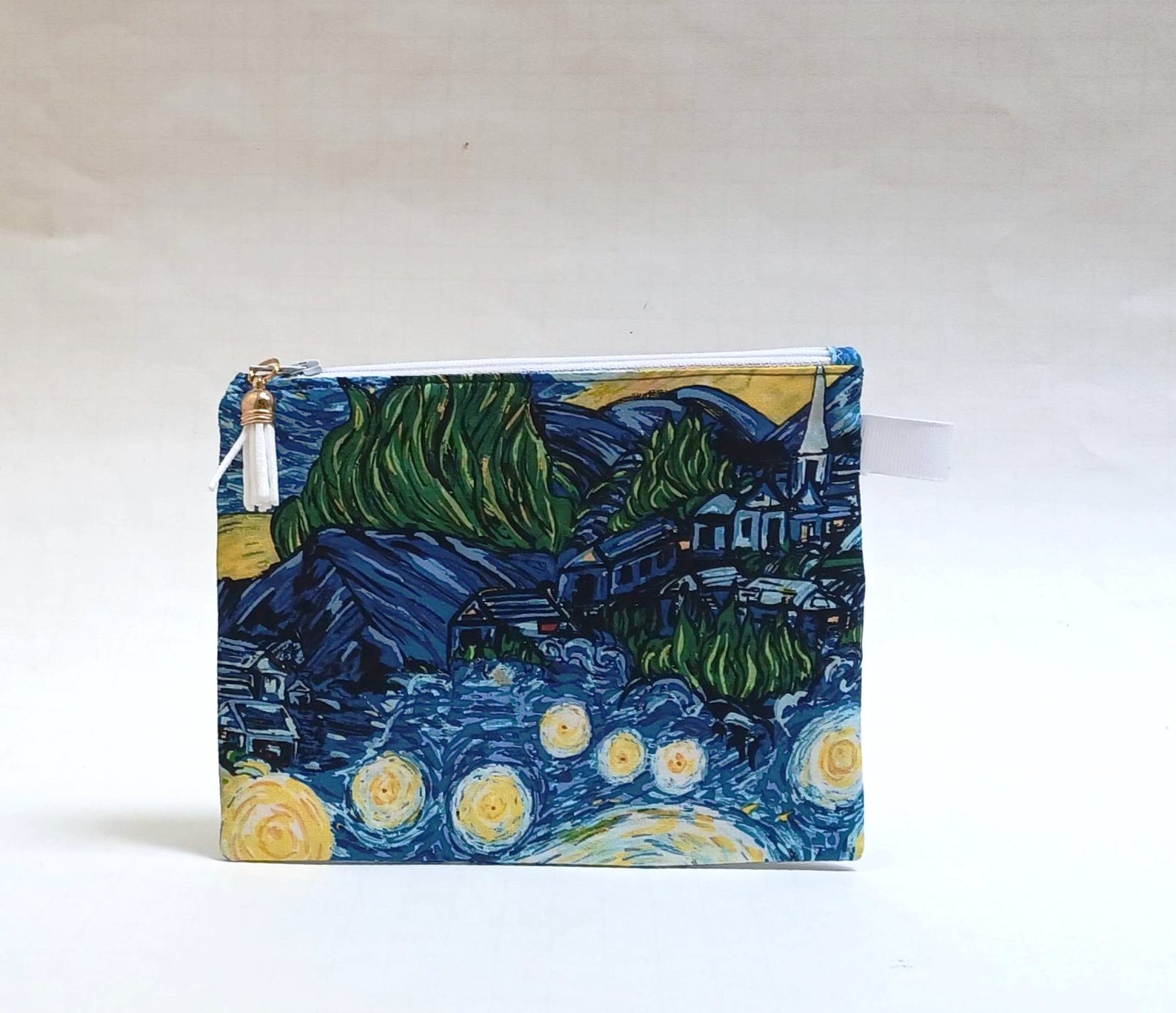 Van Gogh Starry Night Print Fabric Knitting Project Bag - Etsy