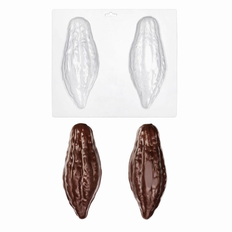 Large Cocoa Beans Plastic Mold 20 Centimeters - Etsy