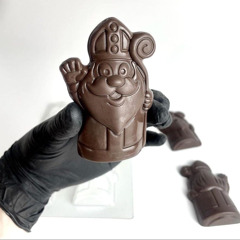 Mold for Chocolate St. Nicholas Chocolate Mold 9 Cm (3.54 In ...