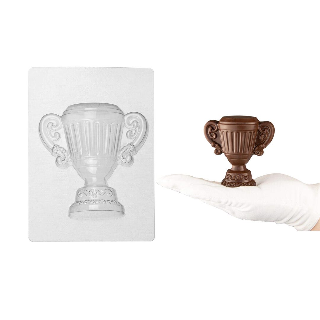 Chocolate Cup Mold 85g/3 Oz, Plastic Candy Trophy Mold, Elegant Sweet ...