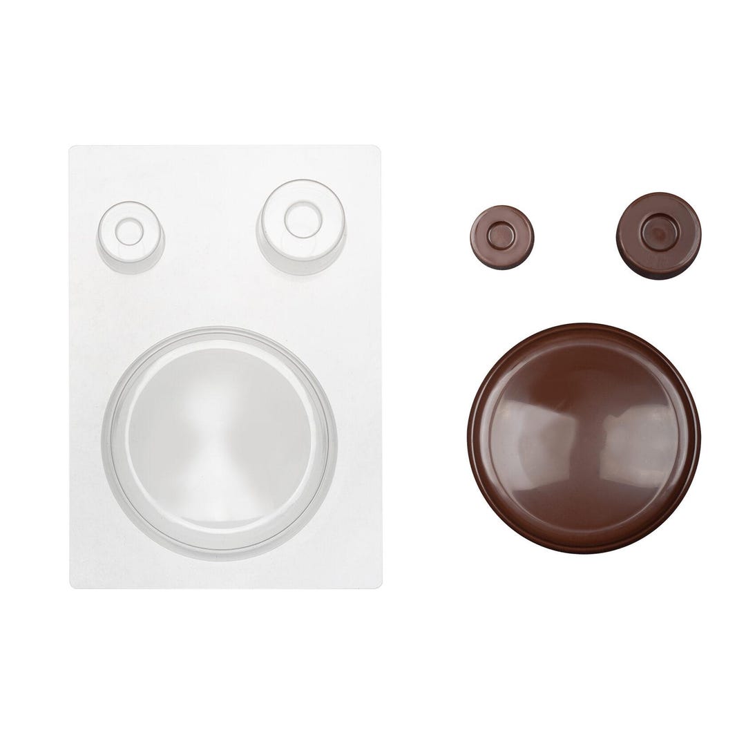 Stand With Lids for Half Sphere Molds 13–20cm, Plastic Cake Dome Base ...