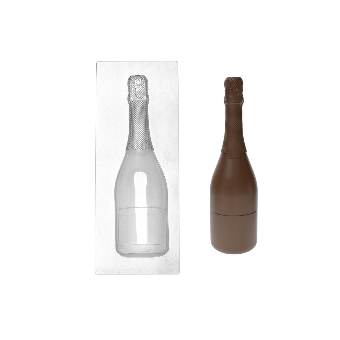 30cm Plastic Chocolate Mold Champagne Bottle - Etsy