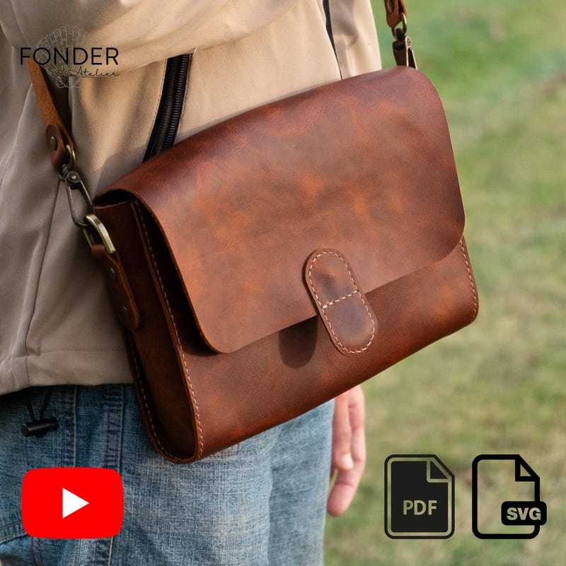 Svg Messenger Bag Pattern - Etsy