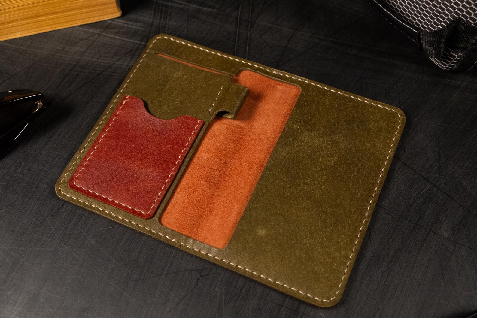 DIY Leather Passport Wallet Pattern: Beginner-friendly PDF Template - Etsy