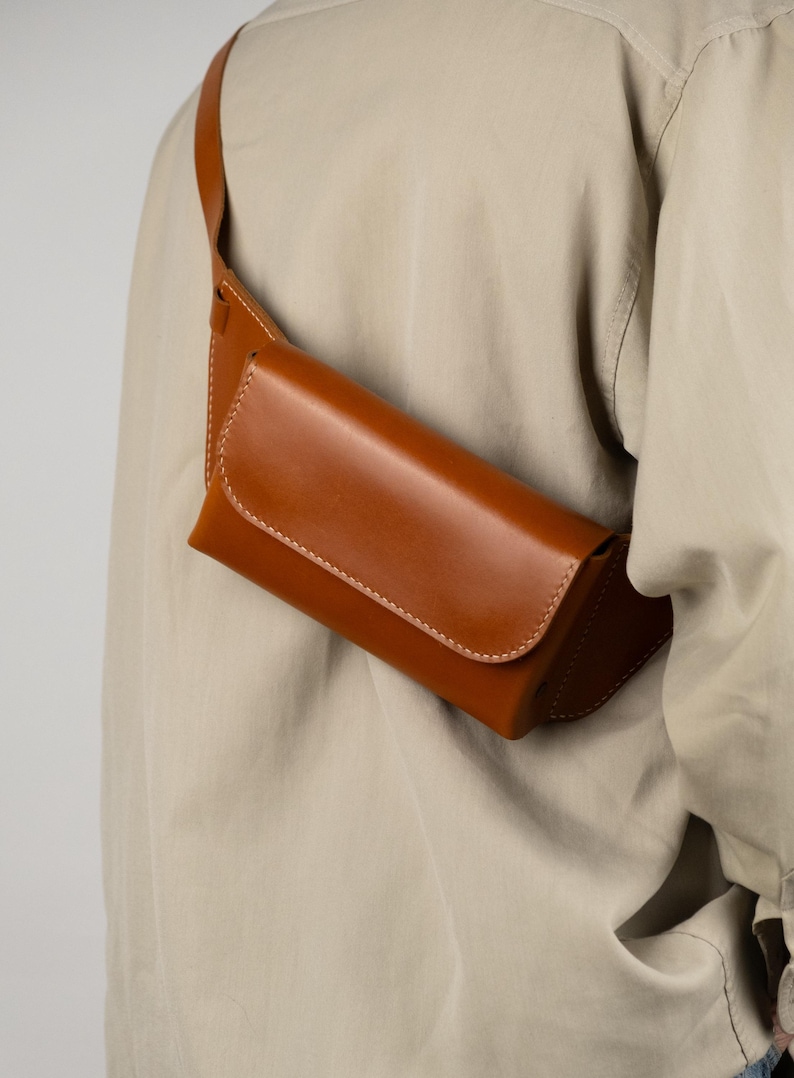 Leather Fanny Pack PDF Pattern: DIY Waist Bag Template With Youtube ...