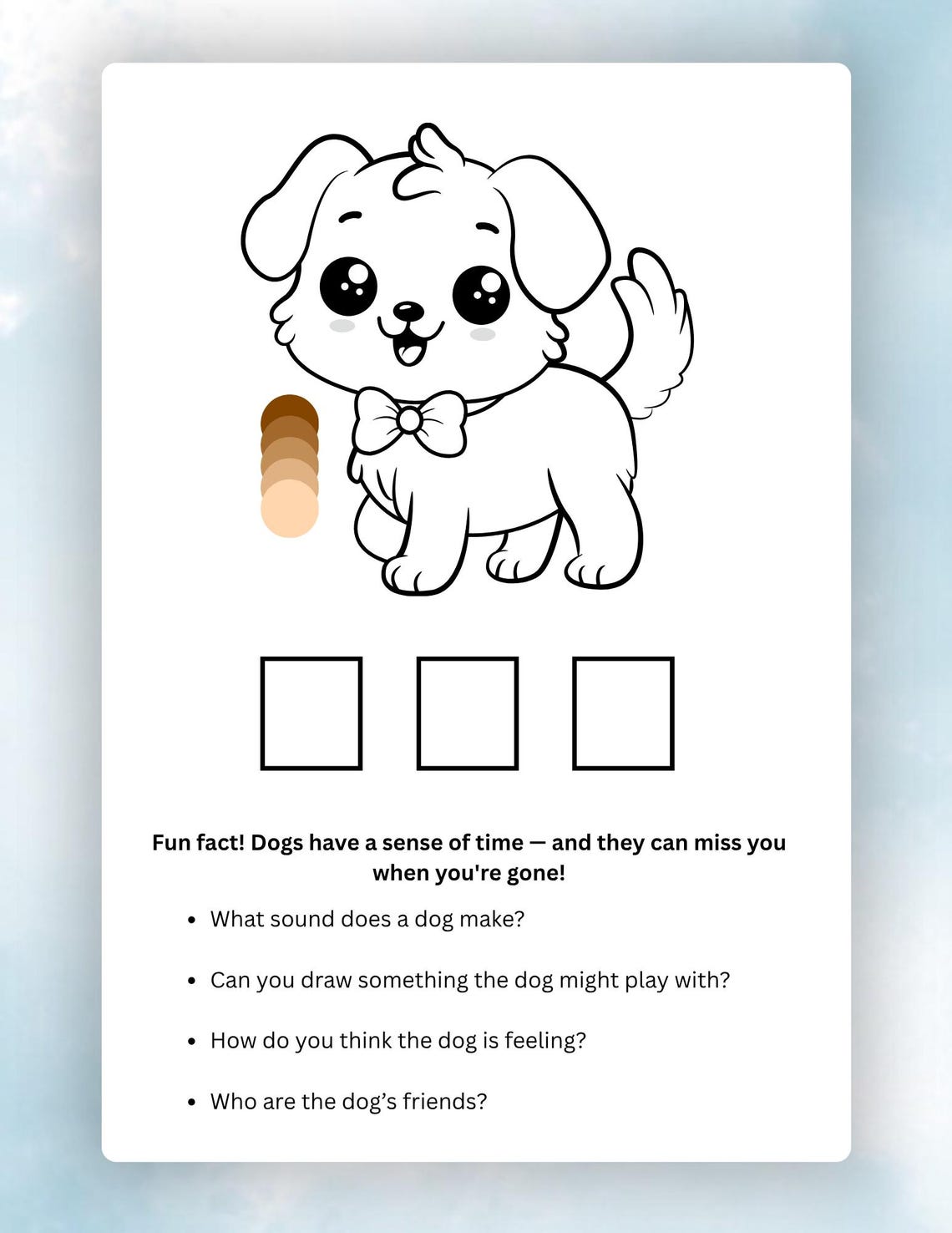 Interactive Digital Colouring Book for Toddlers (4 Pages) - Etsy Australia