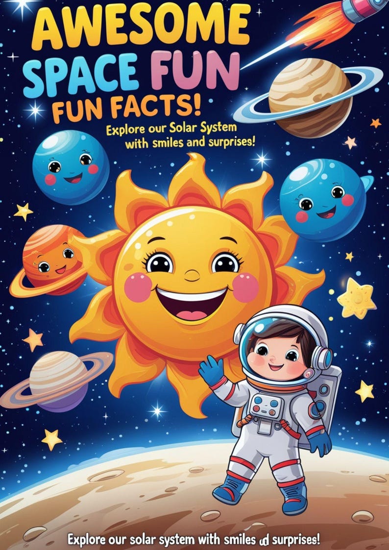 Solar System Fun Facts for Kids | Educational Space Book | Learn About ...