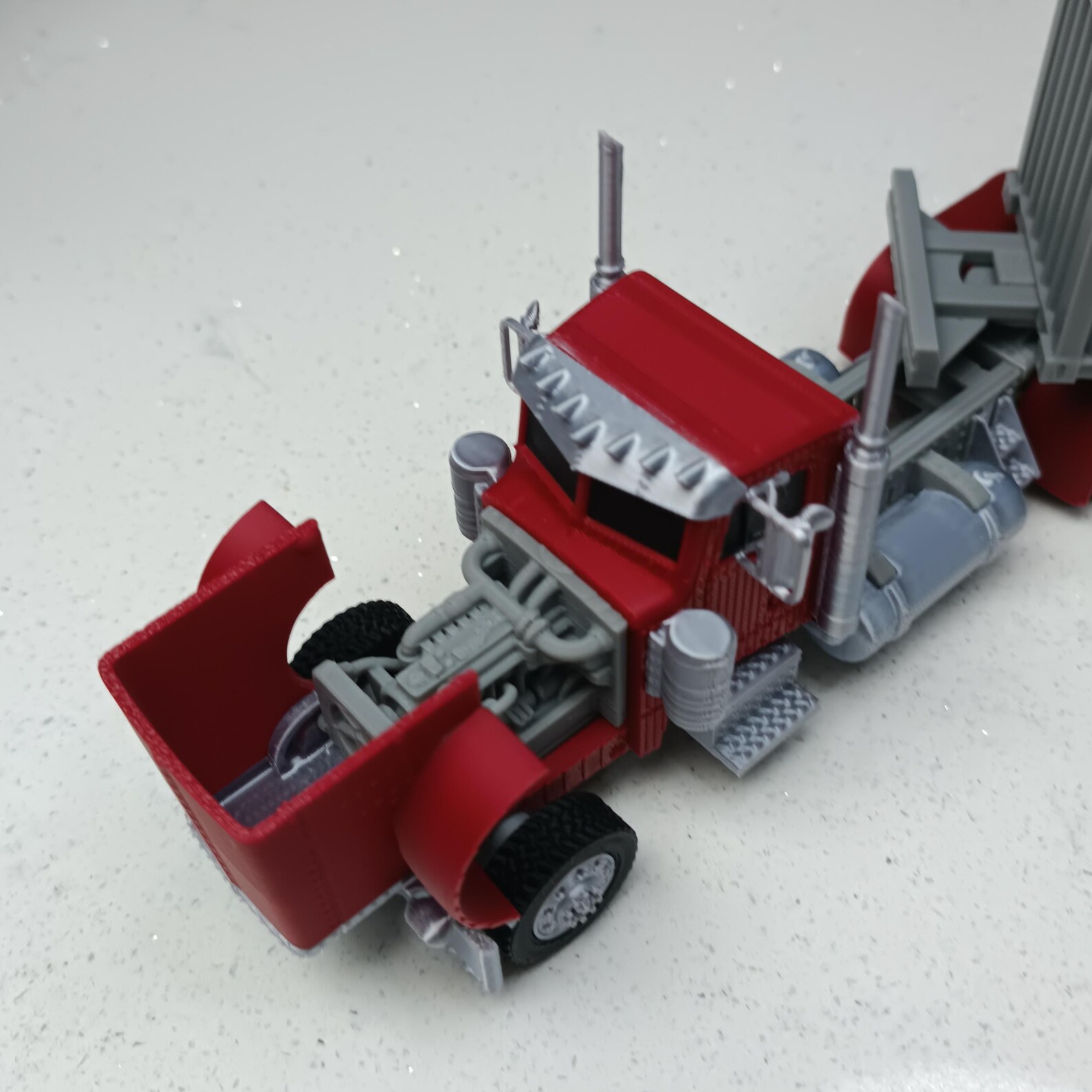 3D Printed Peterbilt 379 Model Truck | Unibilt Sleeper Replica - Etsy