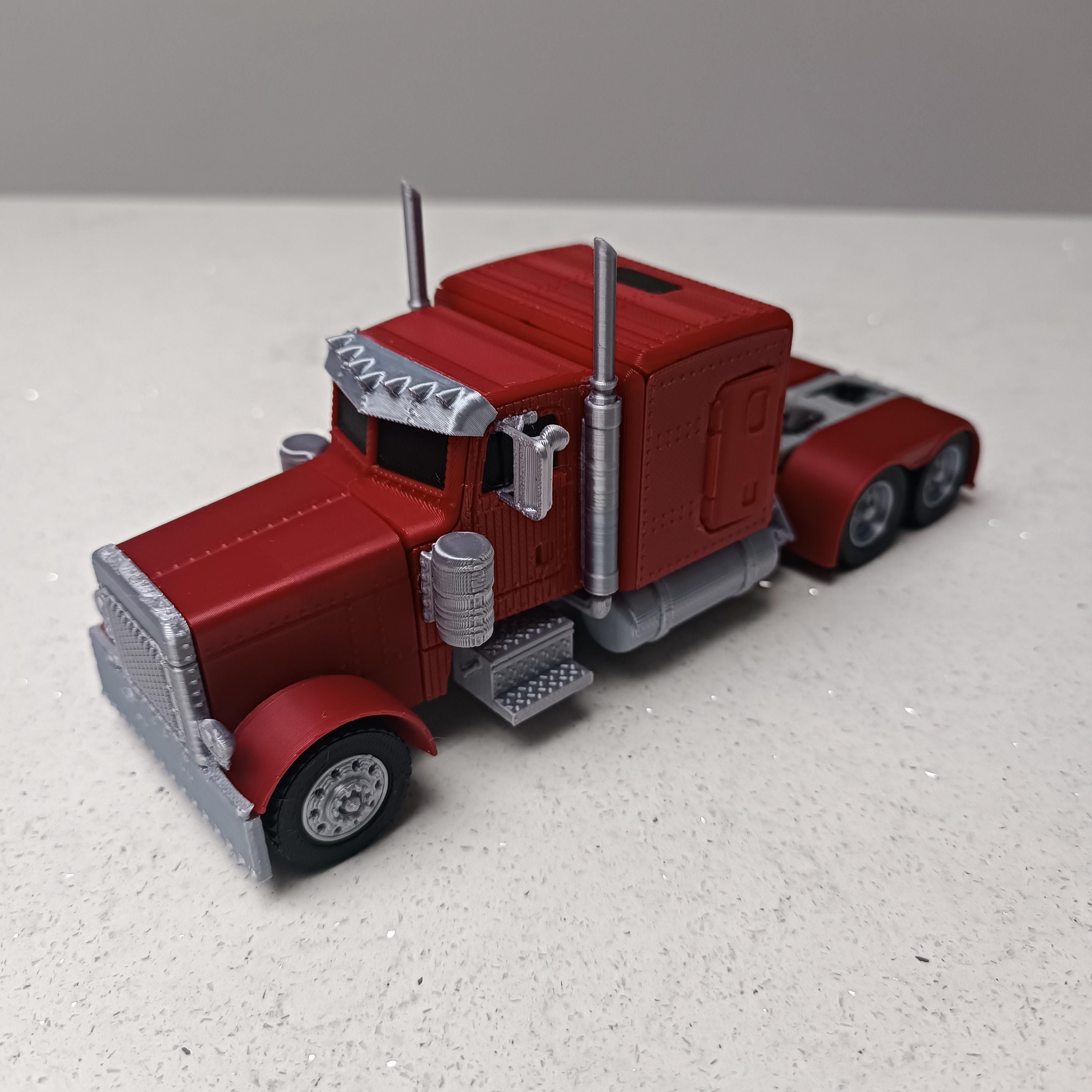 3D Printed Peterbilt 379 Model Truck | Unibilt Sleeper Replica - Etsy