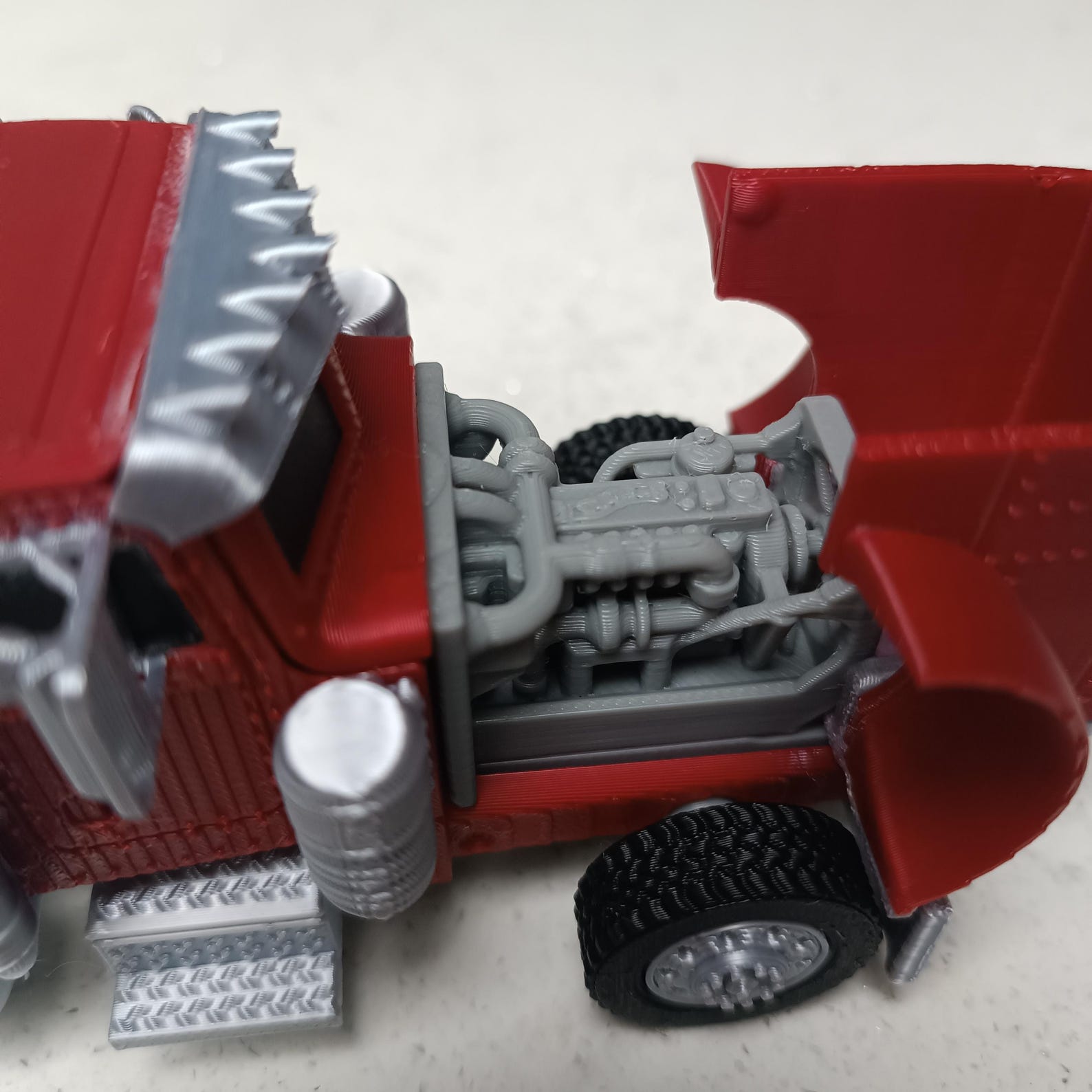 3D Printed Peterbilt 379 Model Truck | Unibilt Sleeper Replica - Etsy