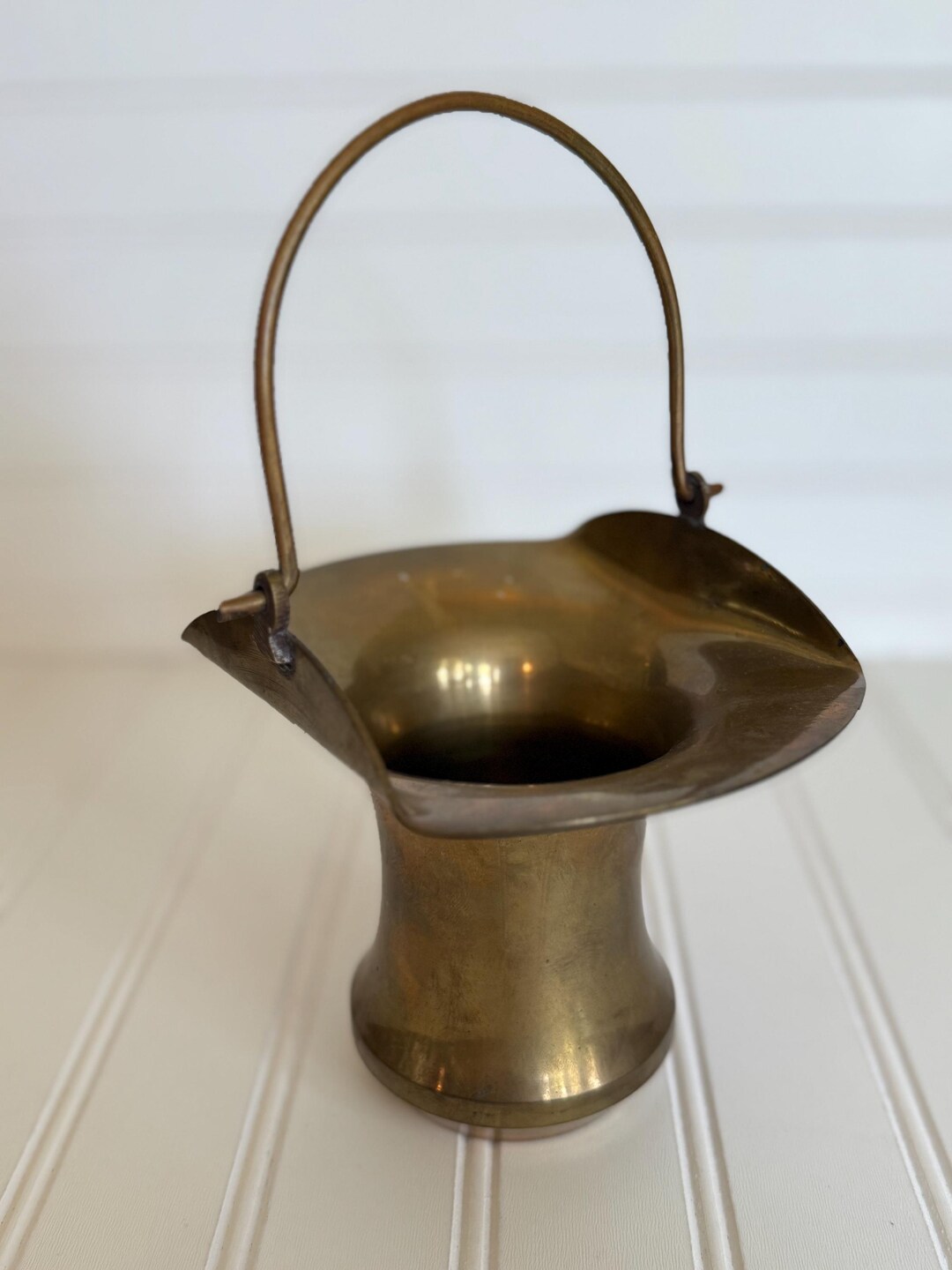 Vintage Solid Brass Urn Bucket With Handle – Made in India - Etsy