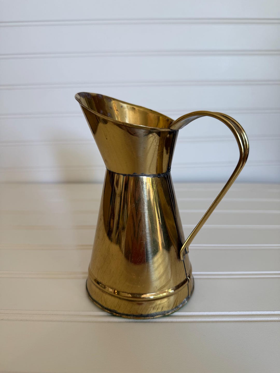 Vintage Solid Brass Mini Pitcher or Creamer – 1960s–70s - Etsy