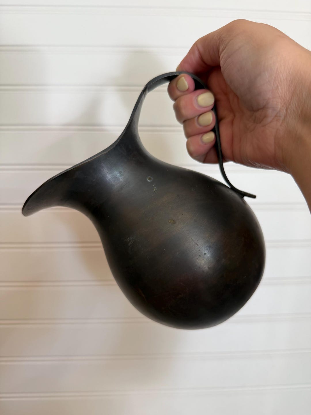Vintage Pewter Farmhouse Pitcher – Primitive Rustic Decor - Etsy