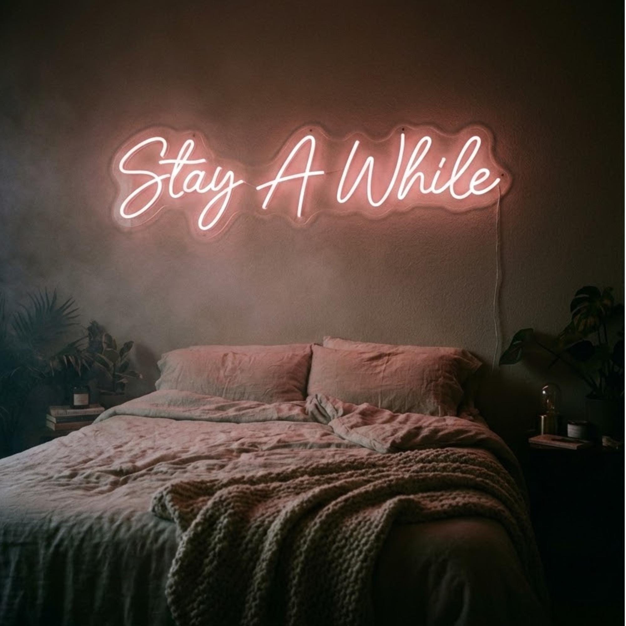 Custom Neon Sign, Personalized LED Light Sign - Wall Decor for Bedroom ...