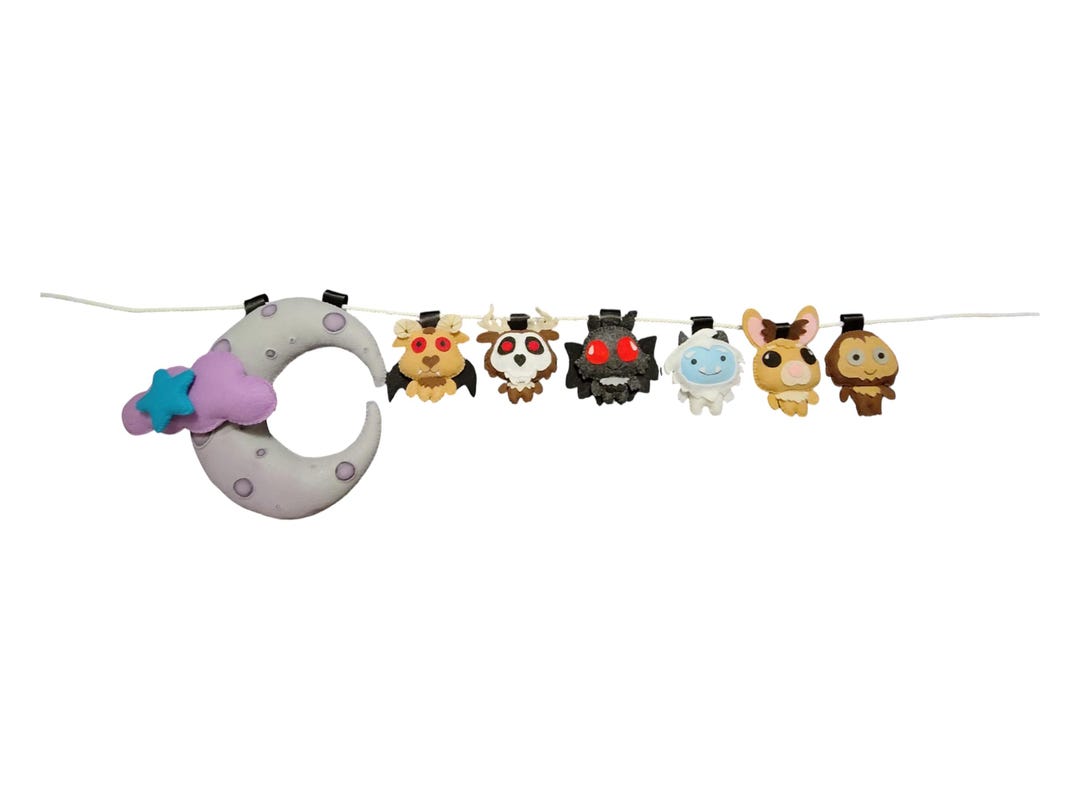 Creepy Cute Cryptids Goth Garland Banner Bunting - Etsy