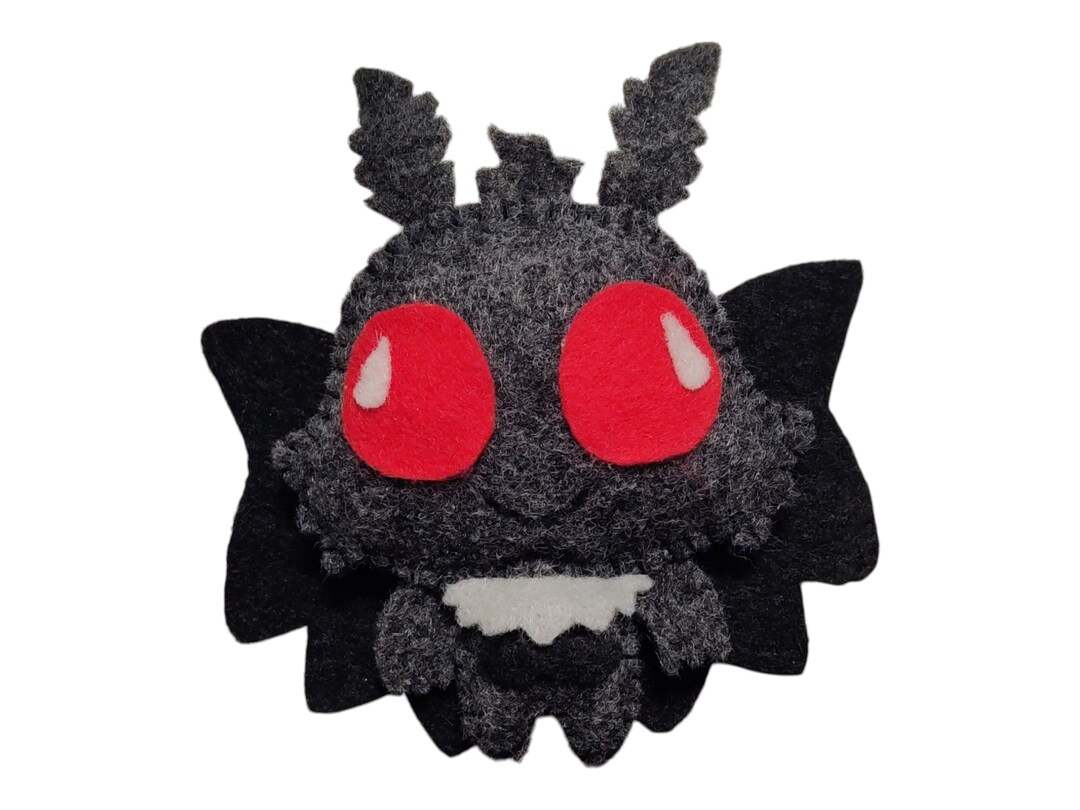 Creepy Cute Cryptids Baby Mothman Kawaii Chibi Stuffed Felt Doll - Etsy