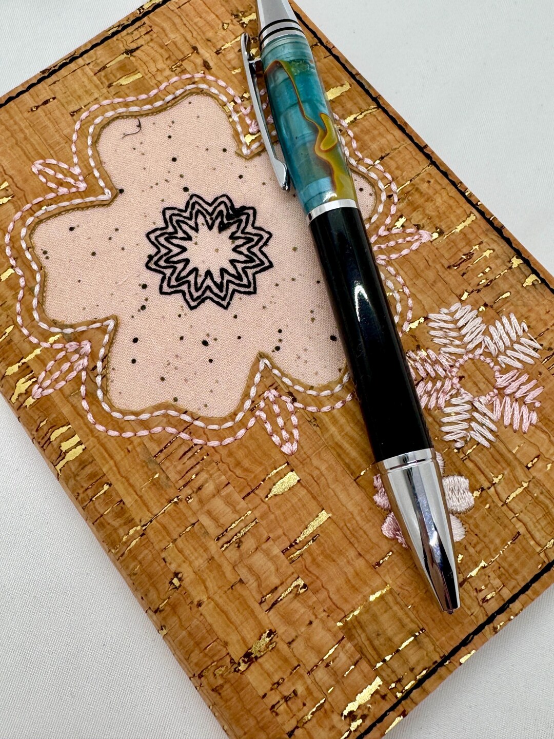 Cork Notebook Cover for 4x6 Journal, Unique Journal Cover, Cork Journal ...