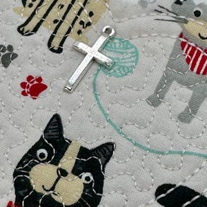 Pet Loss Pocket Prayer Heart With Cross/mourning Gift/religious Cross ...