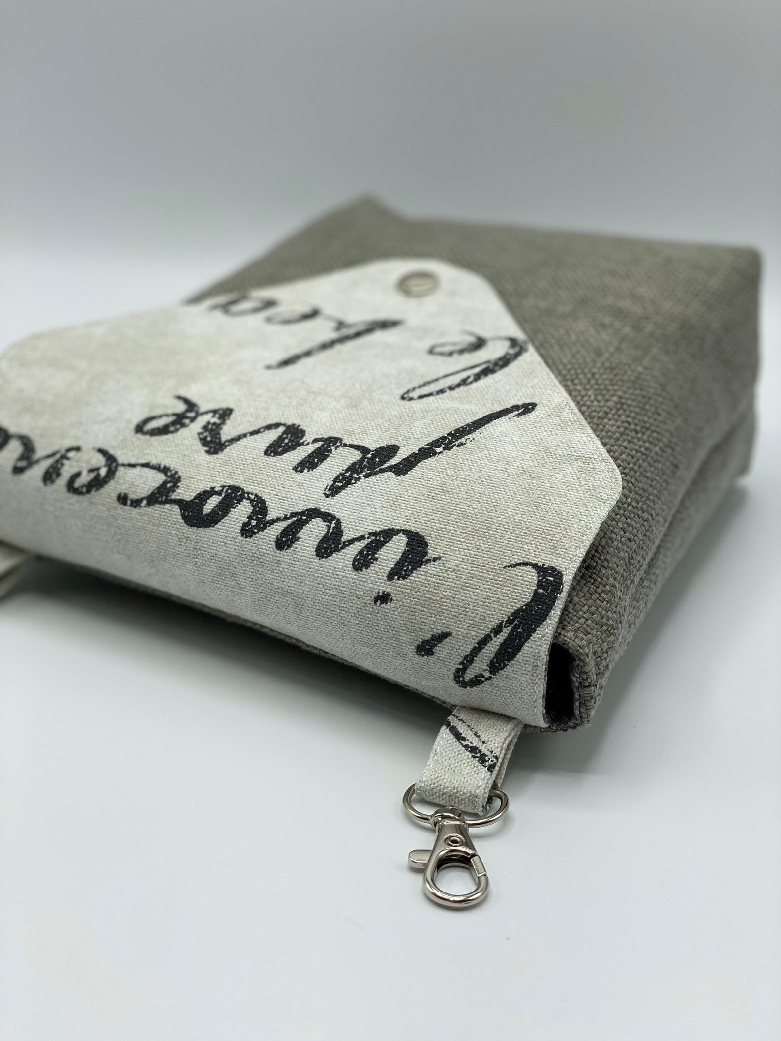 French Writing/hip Purse/belt Loop Purse/hands Free | Etsy