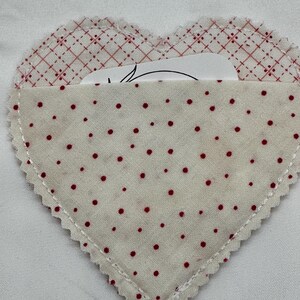 Quilted Heart/prayer Pocket/fabric Pocket Prayer Gift/gift for Her ...