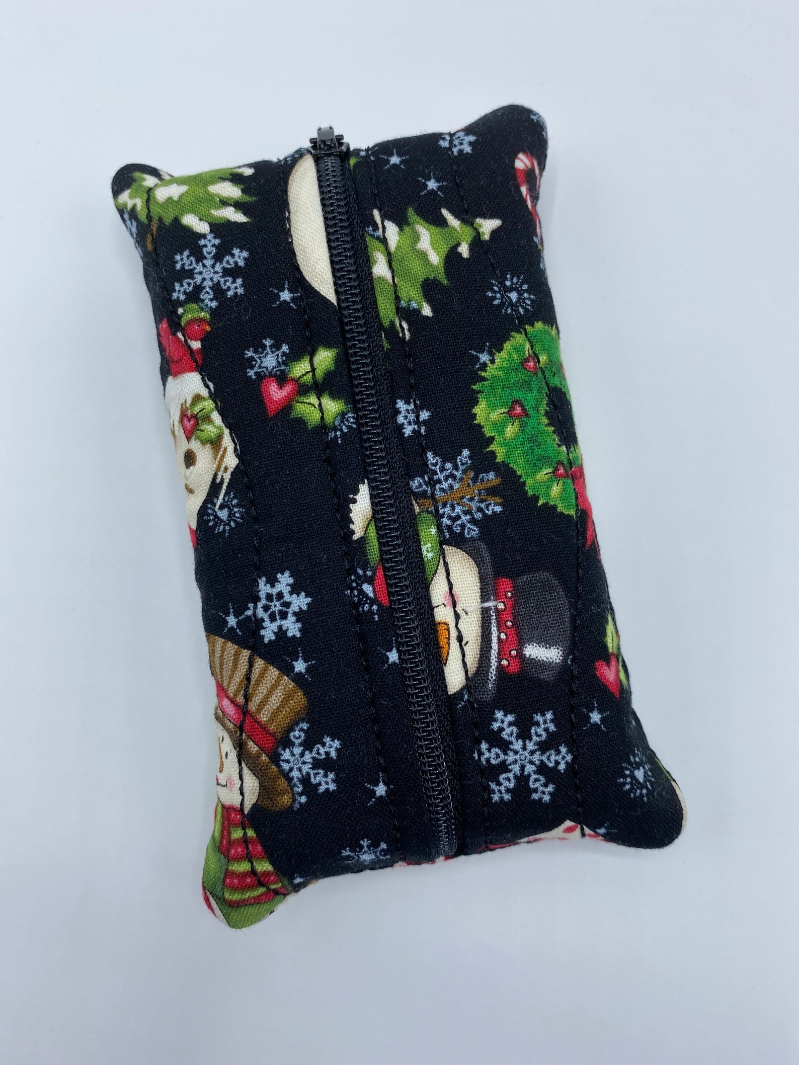 Snowmen 2 Tissue Pouch/Zippered Tissue Holder/Purse Tissue | Etsy