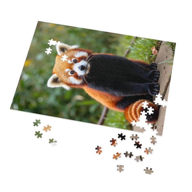 Red Panda Jigsaw Puzzle: Family Fun, Nature Lovers Gift - Etsy