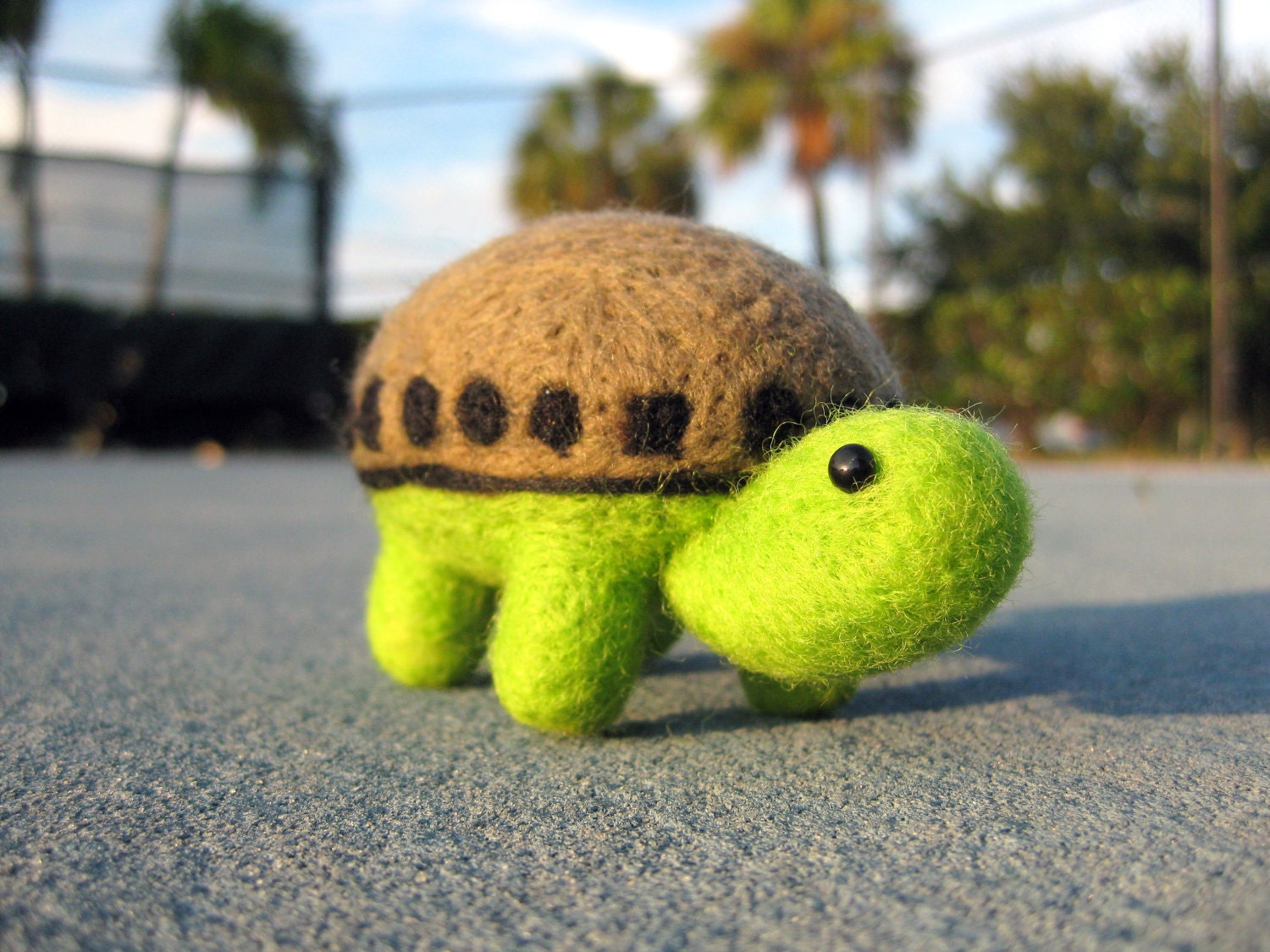 Miniature Turtle Felted Animal Soft Sculpture | Etsy