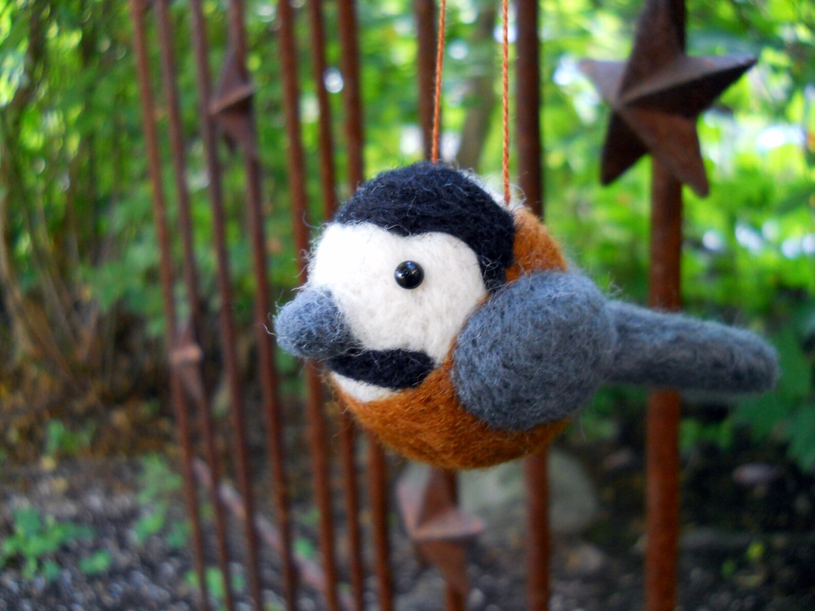 Felted Bird Ornament Needle Felted Animal Ornament Wool | Etsy