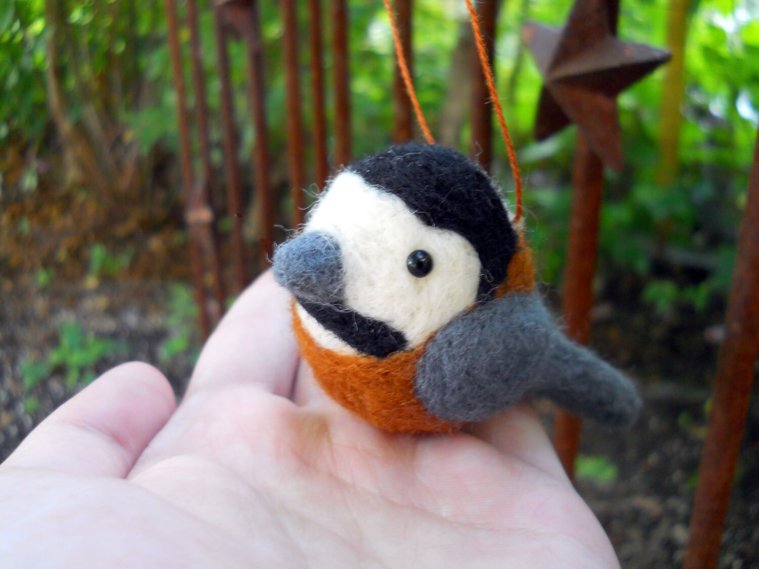 Felted Bird Ornament Needle Felted Animal Ornament Wool | Etsy