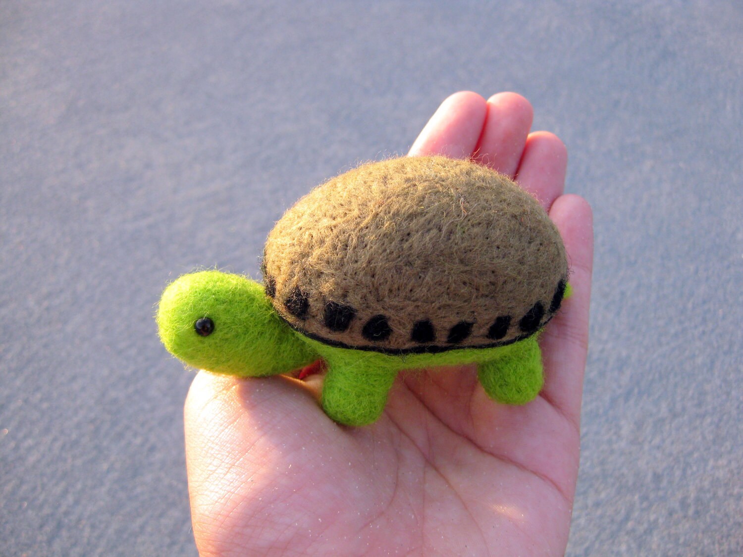 Miniature Turtle Felted Animal Soft Sculpture | Etsy