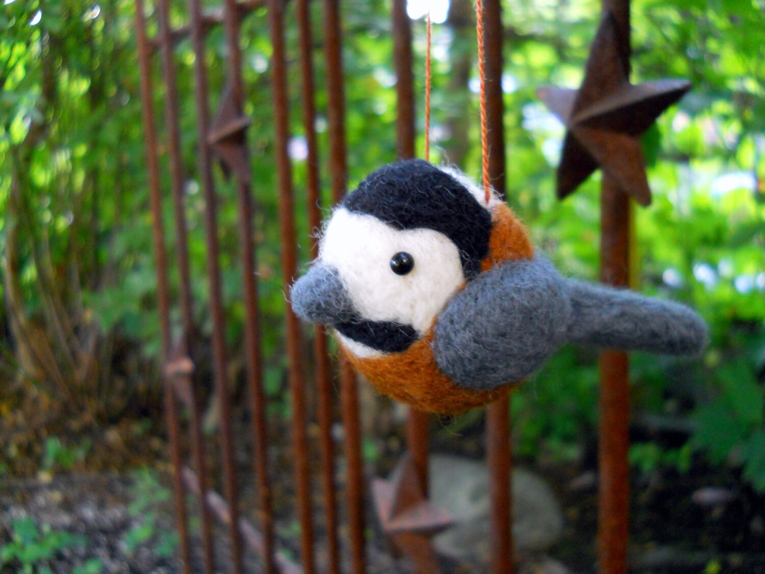 Felted Bird Ornament Needle Felted Animal Ornament Wool | Etsy