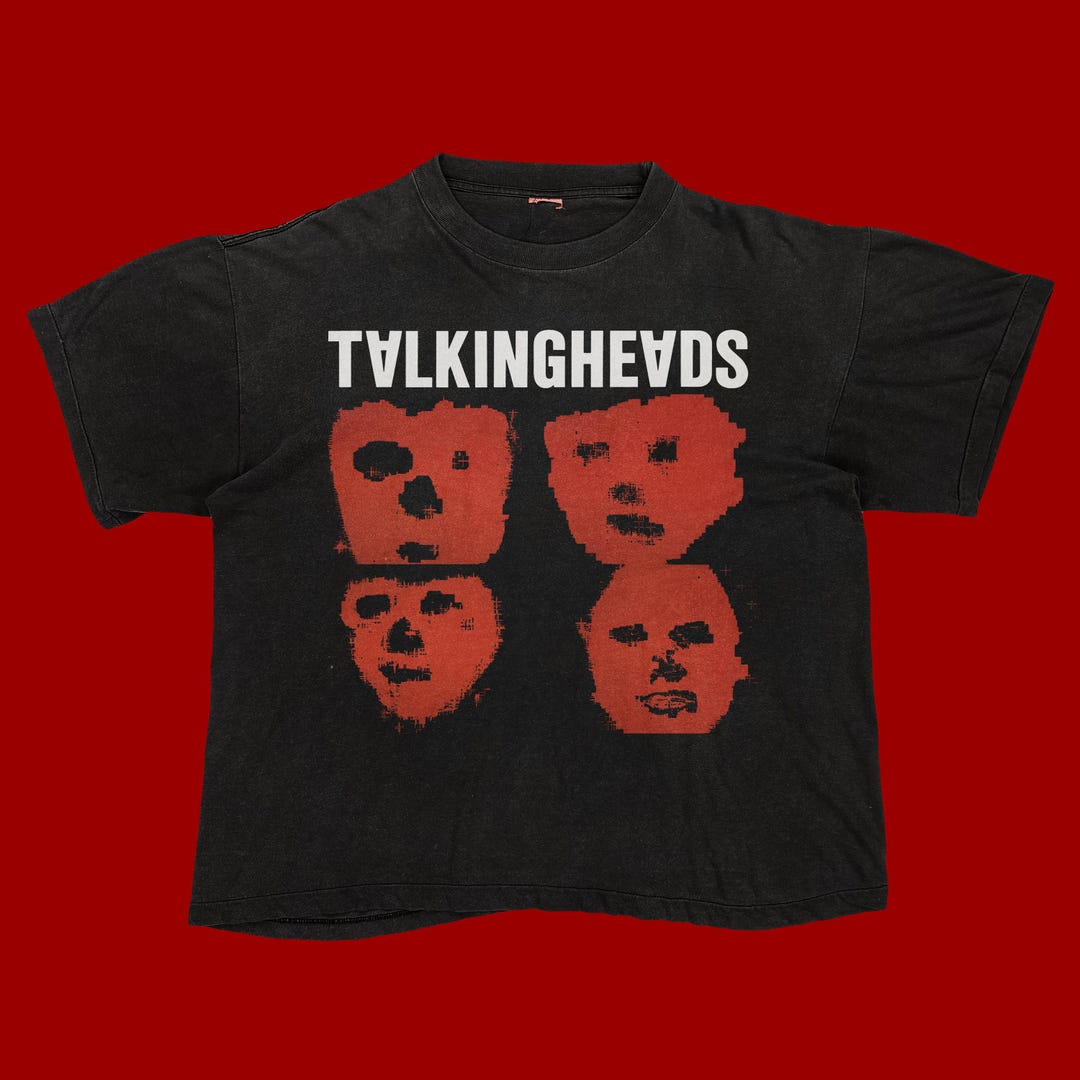 Talking Heads Graphic Tee: Remain in Light, Comfort Colors Vintage ...