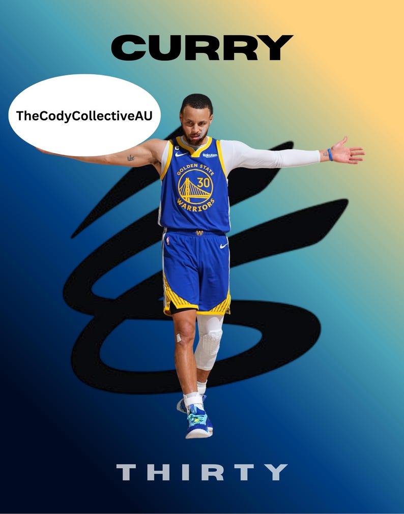 Stephen Curry Digital Wall Art – Printable Basketball Poster - Etsy