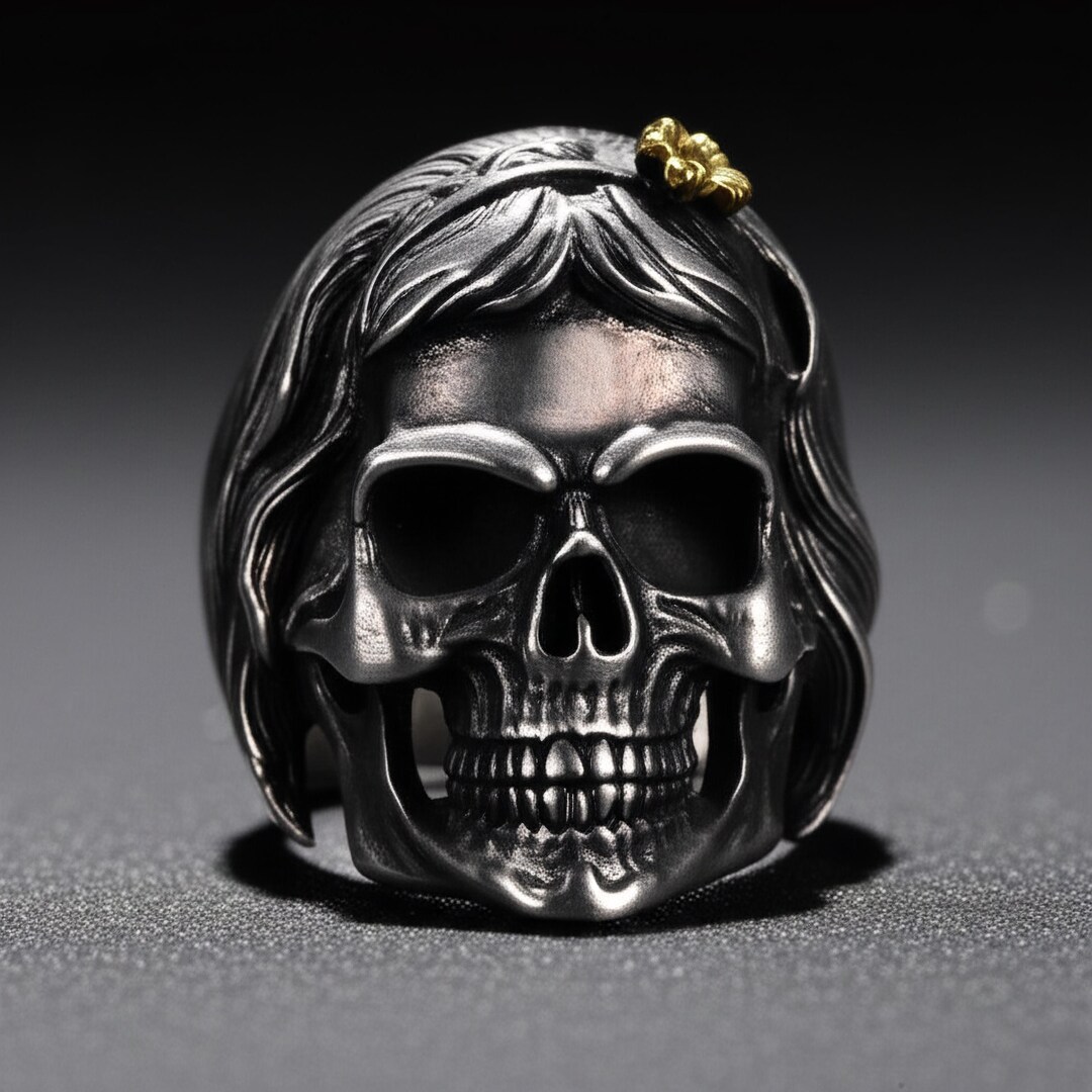Roger Graves | Dark Enchantress 925 Sterling Silver Ring | Hand-carved ...