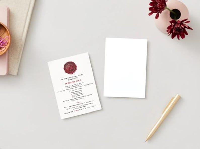 Taskmaster Birthday Invitation - Etsy