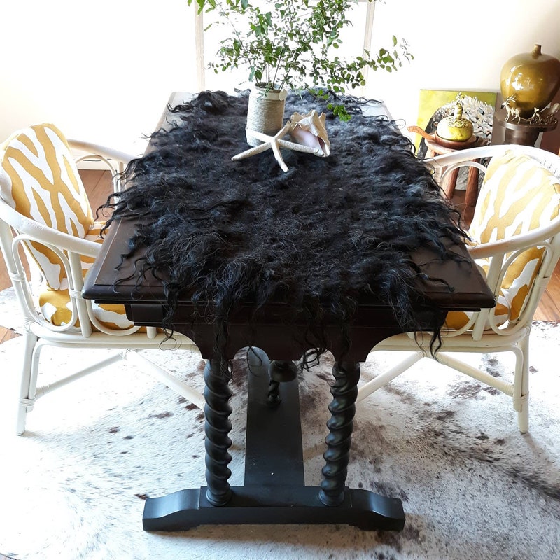 Faux Fur Table Runner - Etsy