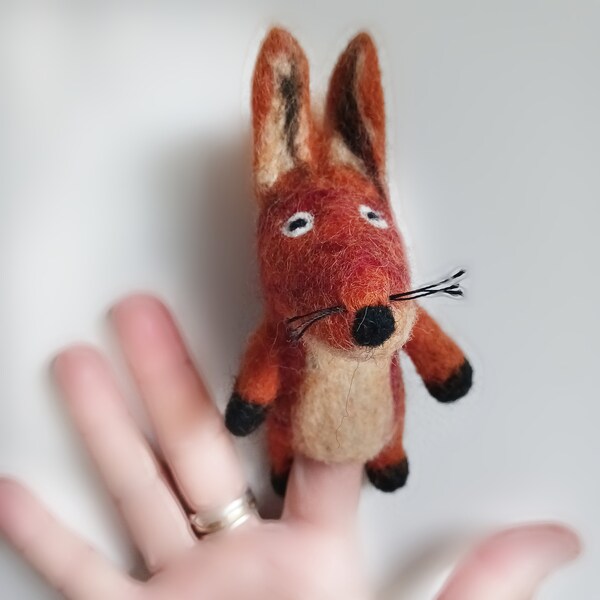 Fox Finger Puppet - Etsy