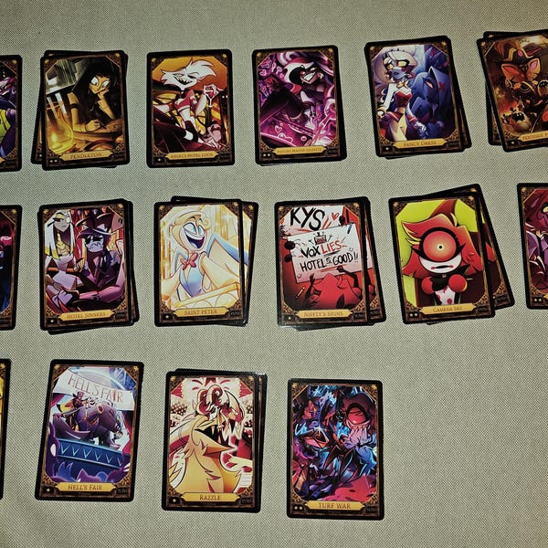 Hazbin Hotel Alastor Trading Card - Etsy