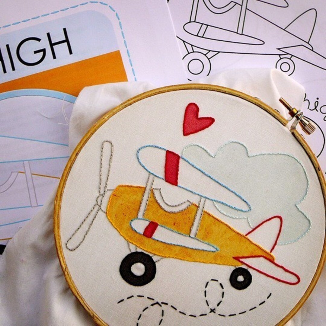Fly High PDF Embroidery Pattern - Etsy